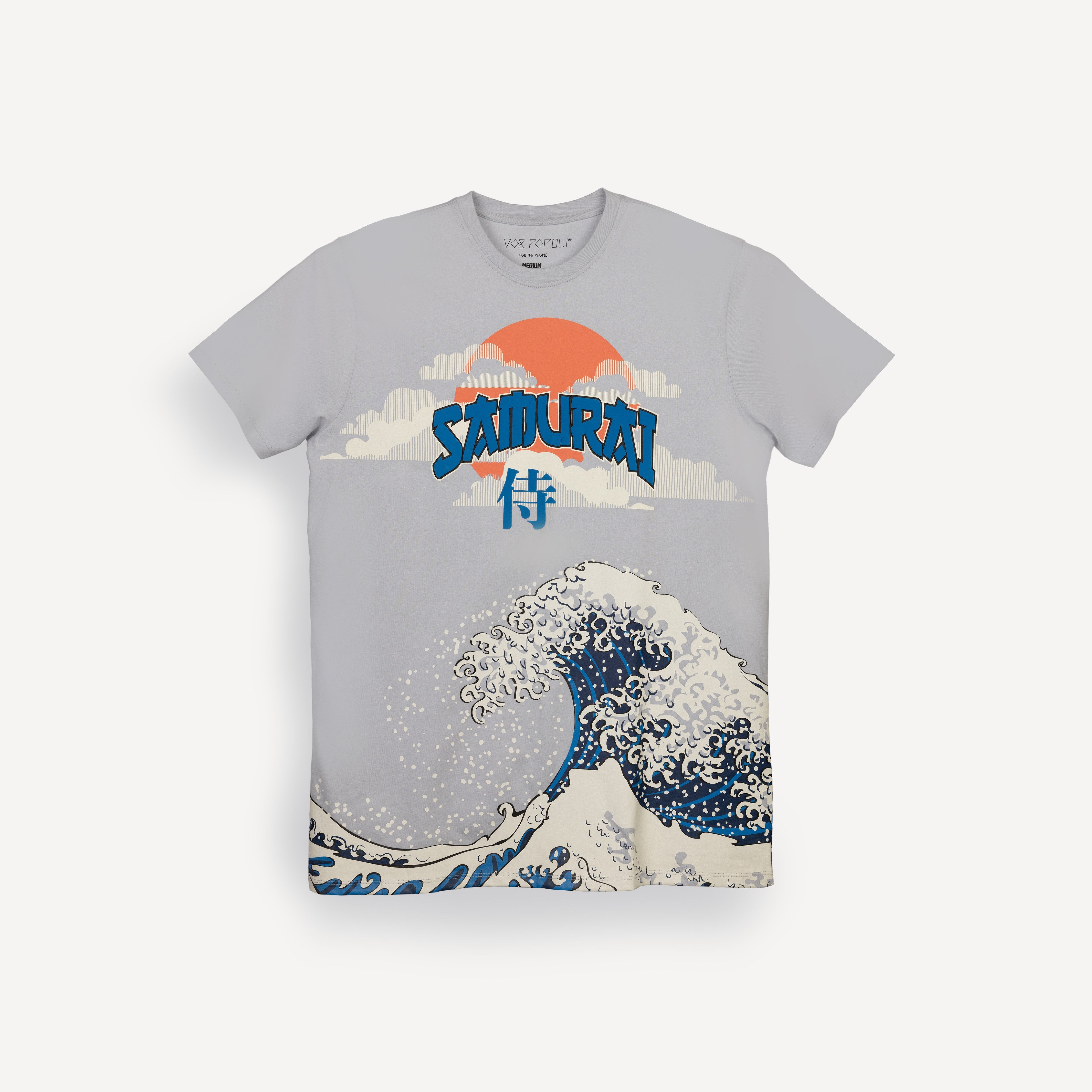 Graphic Wrap Around Crewneck Tee - Micro Chip / Samurai – Ravelheart